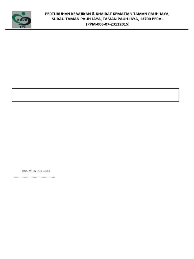 Notis Agm Pkkktpj 2025 | PDF