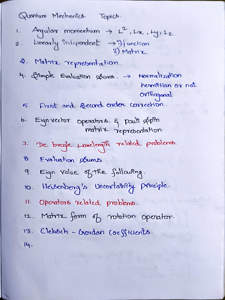 Qm1 - Problems | PDF
