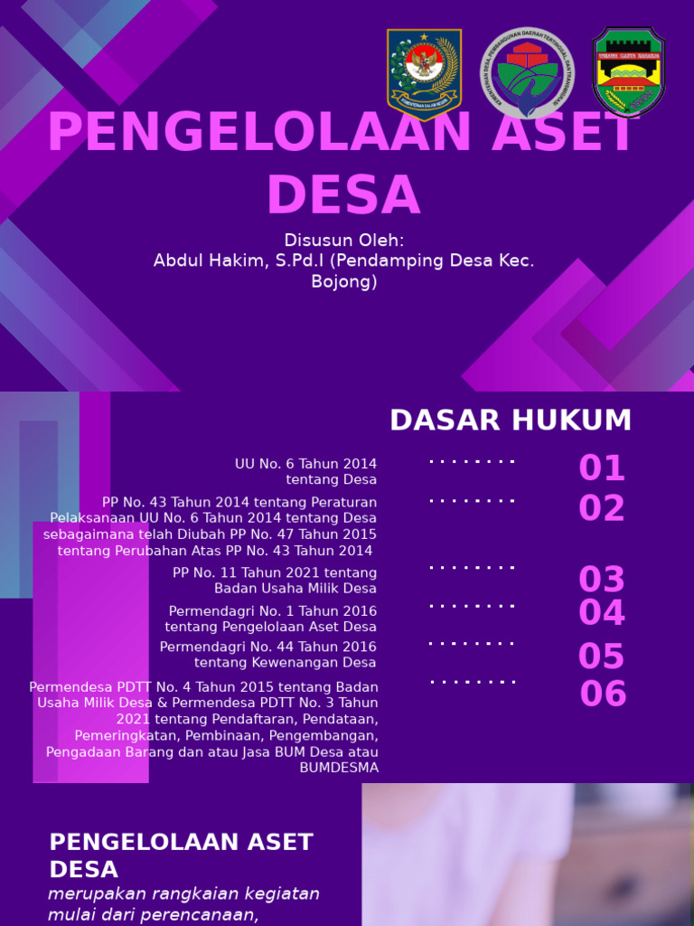 Pengelolaan Aset Desa Cipeundeuy | PDF