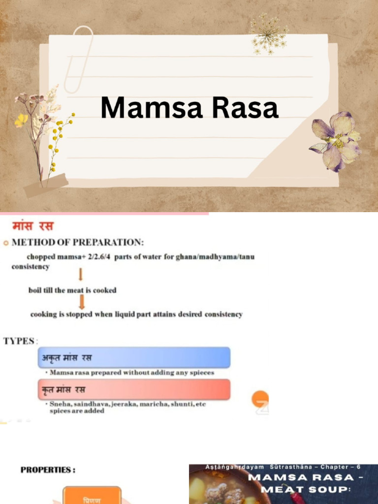 Mamsa Rasa | PDF