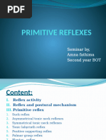 How To Test For Primitive Reflexes | PDF | Anatomical Terms Of Motion