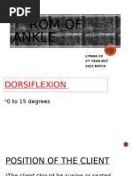 Ankle Goniometry Measurement Guide | PDF | Anatomical Terms Of Motion ...