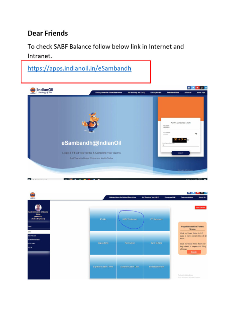 About SABF Balance-1 | PDF
