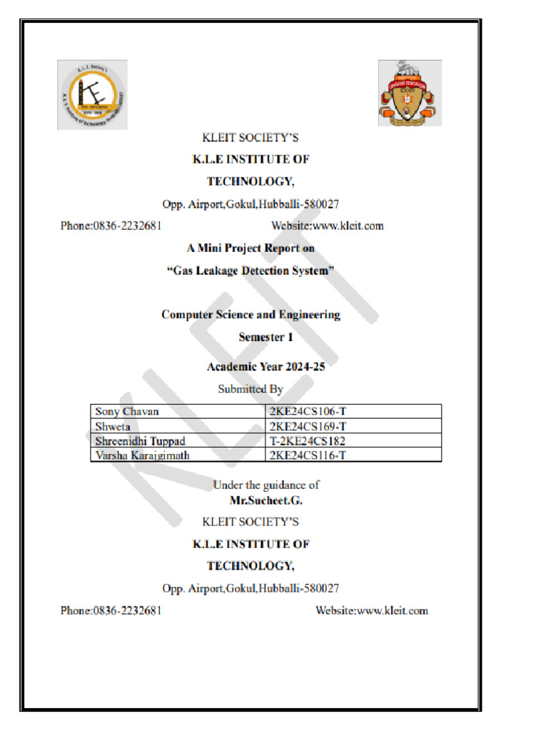 Embedded System Report | PDF