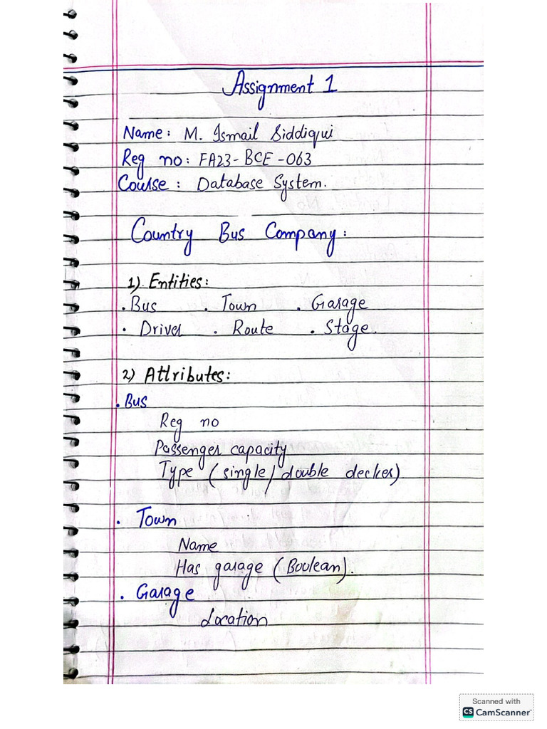 FA23 BCE B 063 (Assignment 1 Database) | PDF