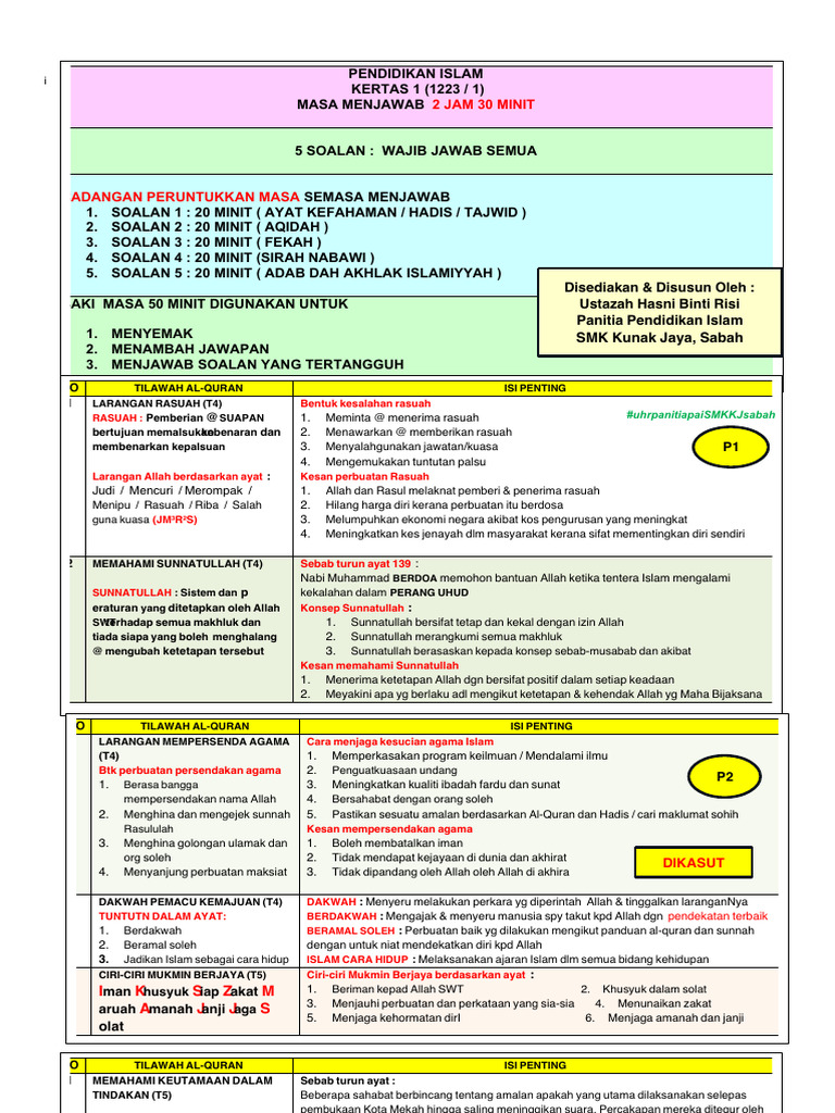 Nota Poket 2024 | PDF