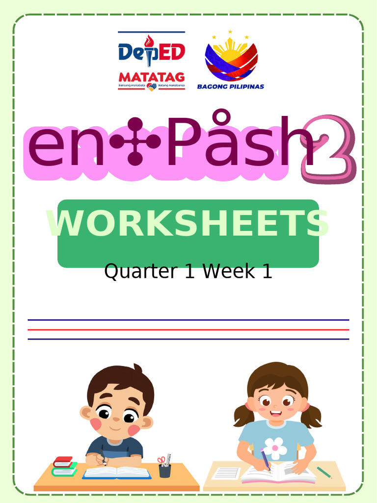 English 2 Worksheet Q1 W1 | PDF