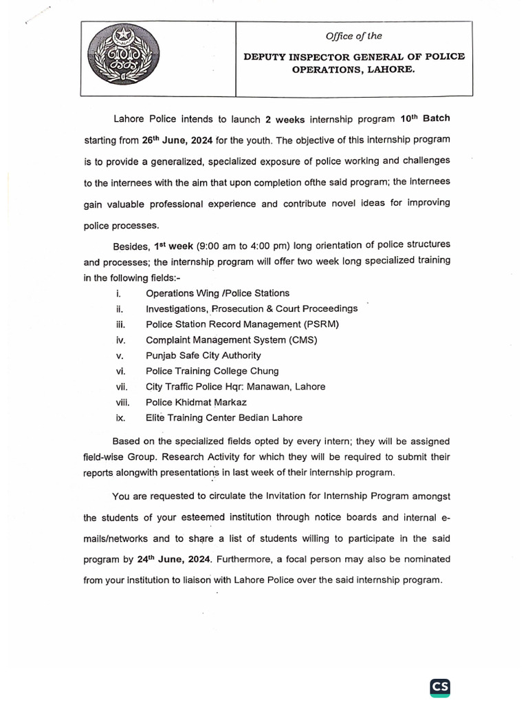 Invitation Letter 10 Batch | PDF