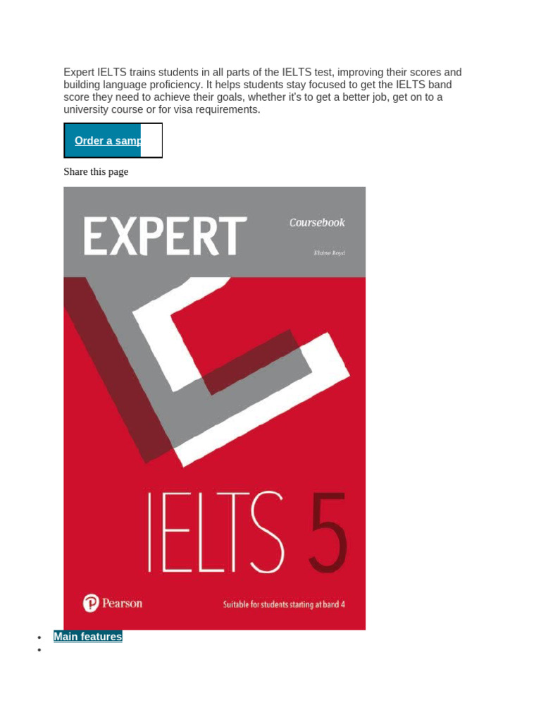 Expert IELTS Preparation Courses | PDF | International English Language ...