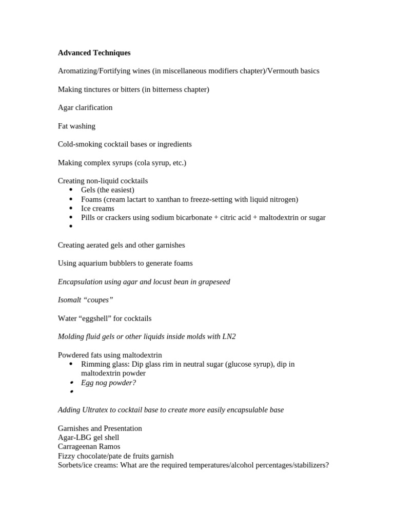 Advanced Techniques | PDF