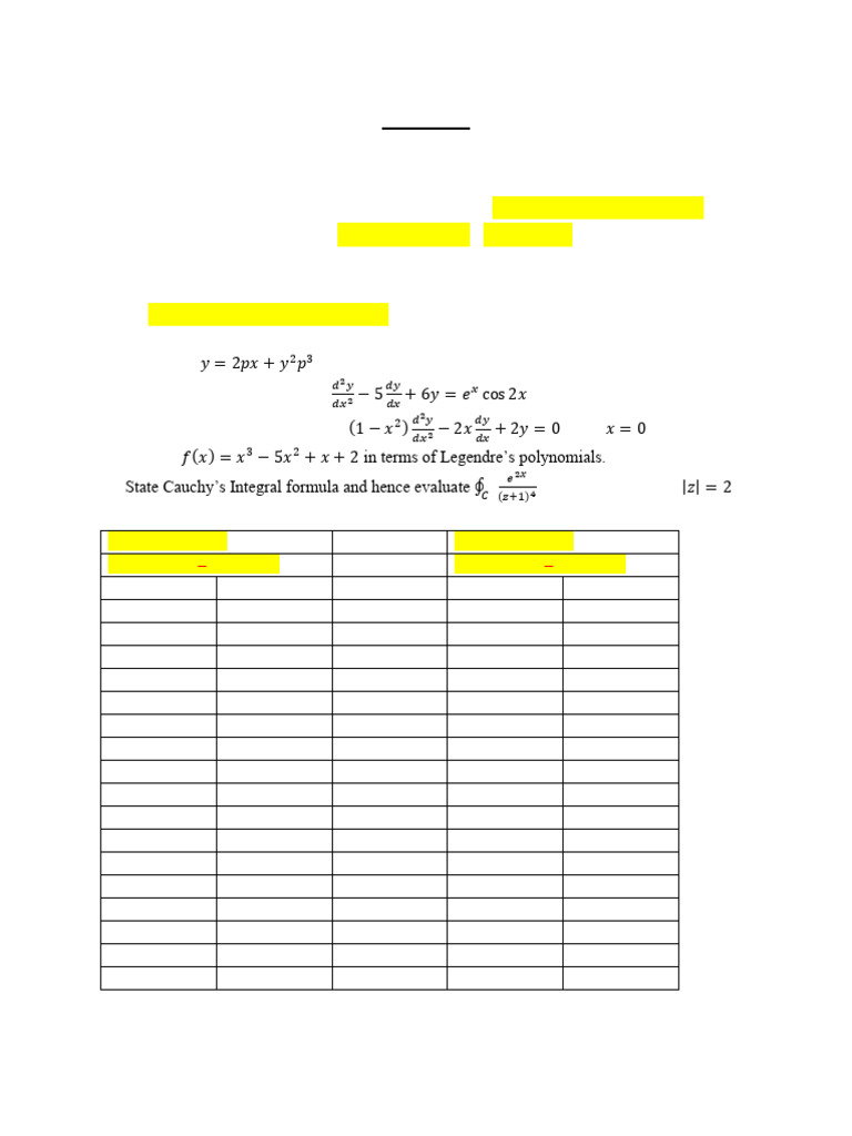 ASSIGNMENT-I 2025 - backlog-III | PDF | Equations | Numerical Analysis