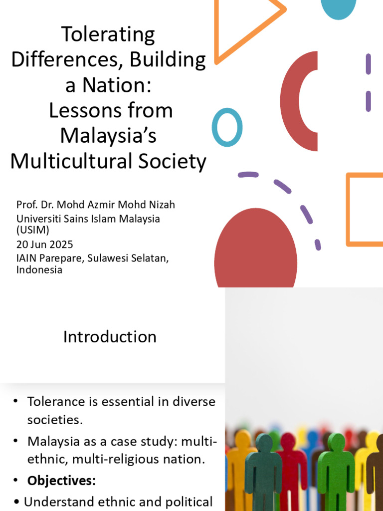 Tolerating Differences Malaysia | PDF | Multiculturalism | Malaysia