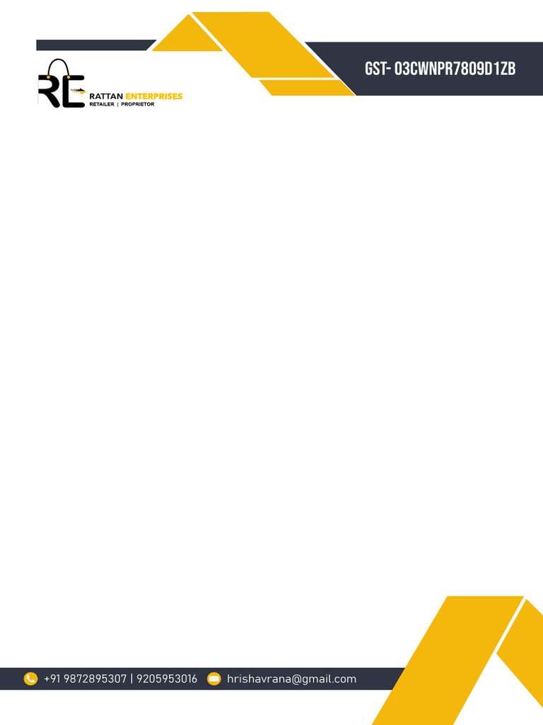 Rattan Enterprises Letterhead | PDF