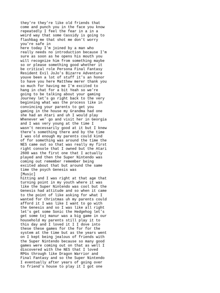(English (Auto-Generated) ) How Matt Mercer Went From Testing Games To ...