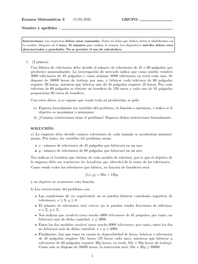 Mat2 Resuelto1 | PDF | Vector Euclidiano | Matemáticas Aplicadas