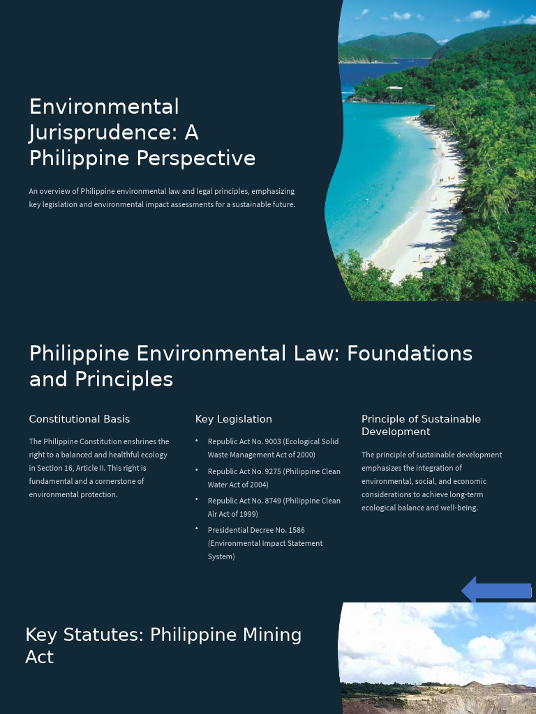 Environmental Jurisprudence Philippines | PDF | Environmental Impact ...