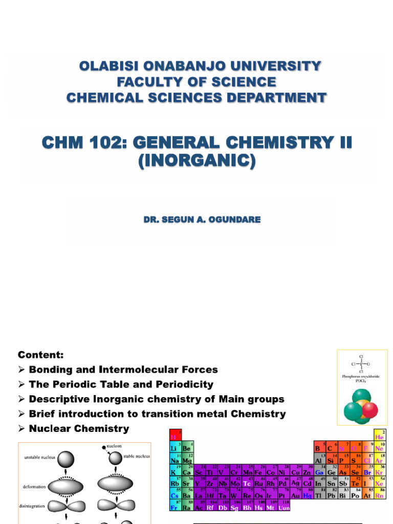 CHM 102 PDF | PDF
