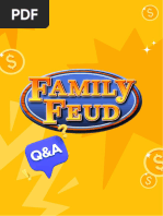 100 Family Feud Questions and Answers | PDF | Buttocks