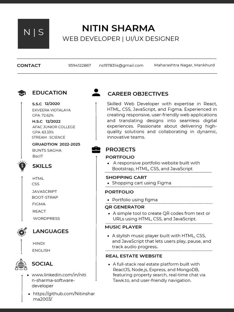 Nitin Resume | PDF