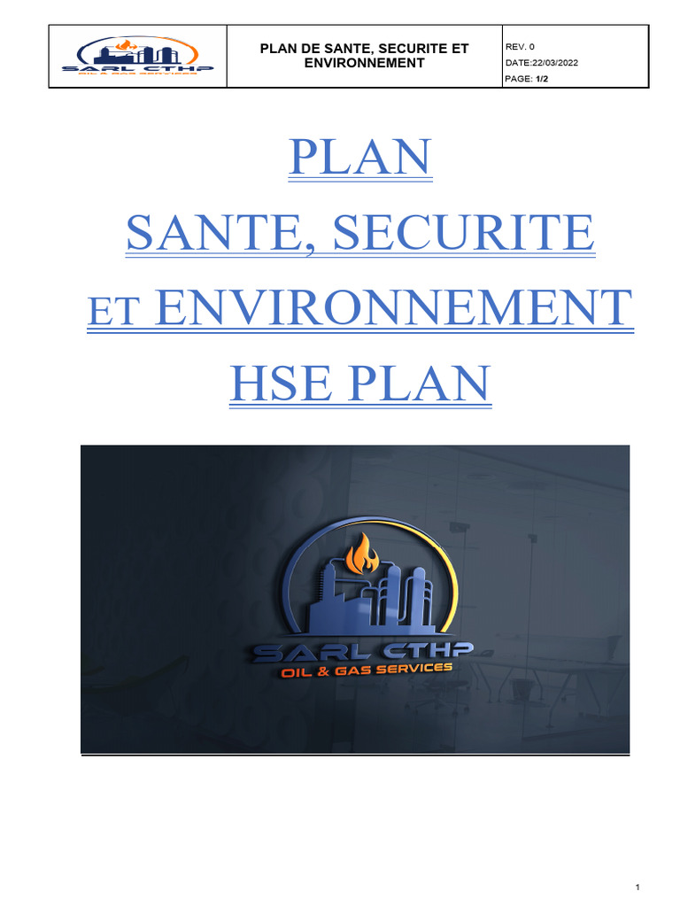 Plan HSE pour la construction routière | PDF | Sécurité