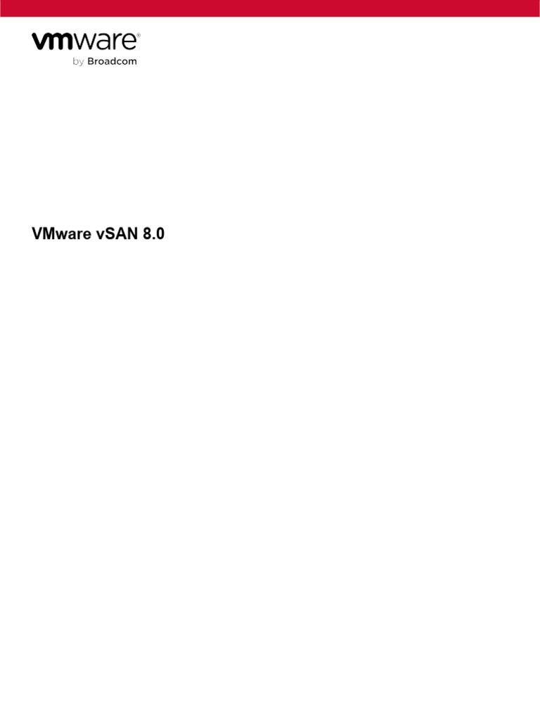 Vmware Vsan 8 0 | PDF | Computer Network | Network Interface Controller