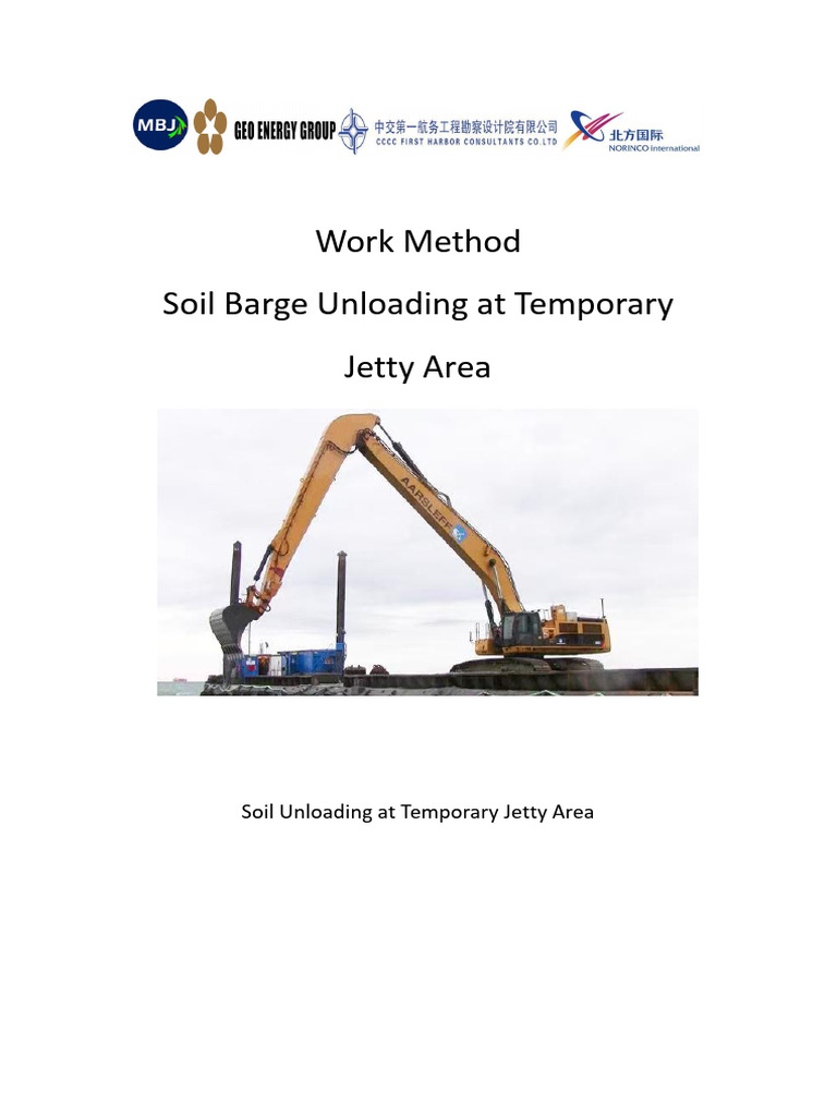 Earthwork Unloading Plan at The Jetty Area | PDF | Truck