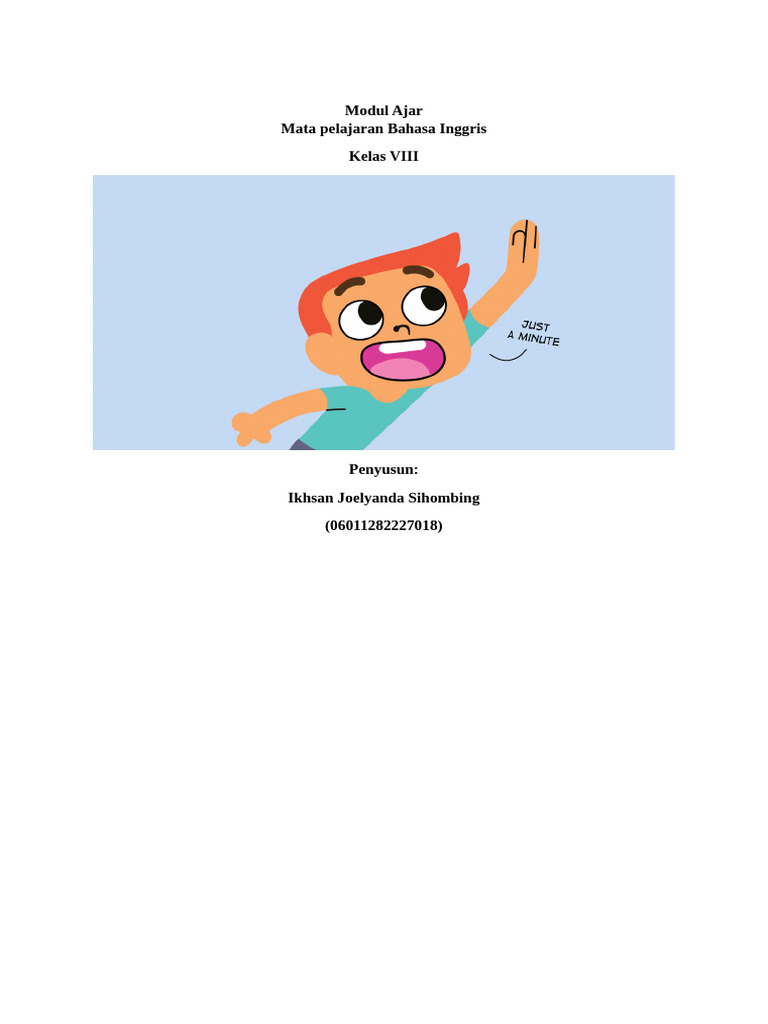 Modul Ajar (Daily Expression Learning Module) Grade 8 | PDF