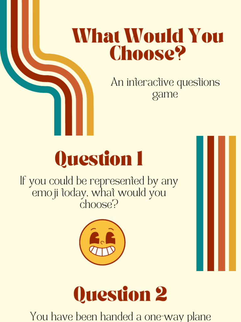Retro Icebreaker Questions Game | PDF