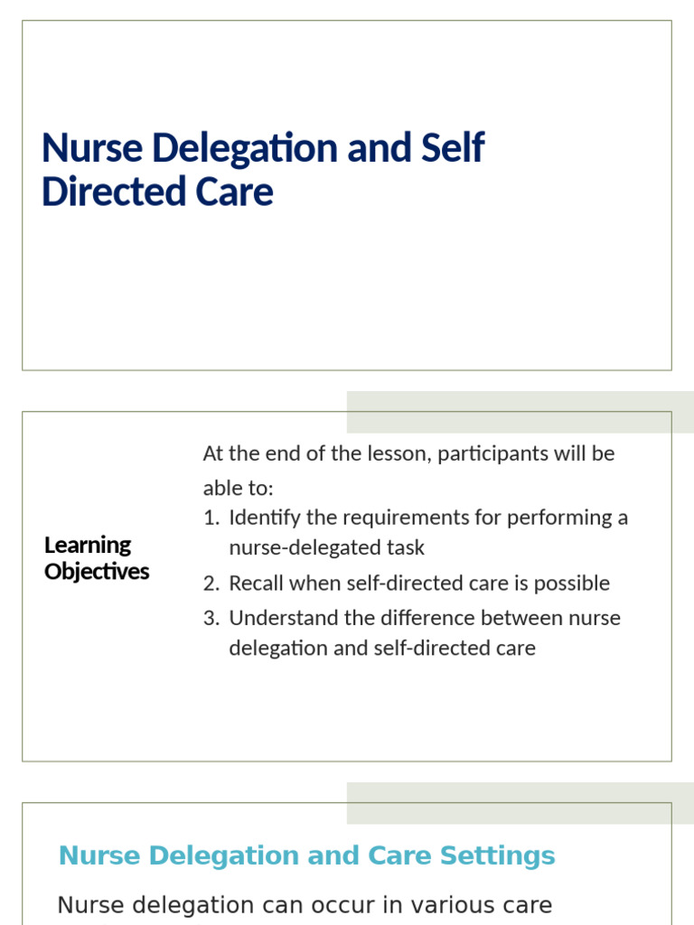 Module 11 - Nurse Delegation and Medication | PDF | Over The Counter ...