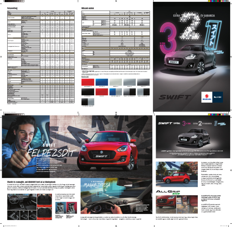 Suzuki Swift DECEMBER Mini Brochure A4 6pgs Nyomdai | PDF