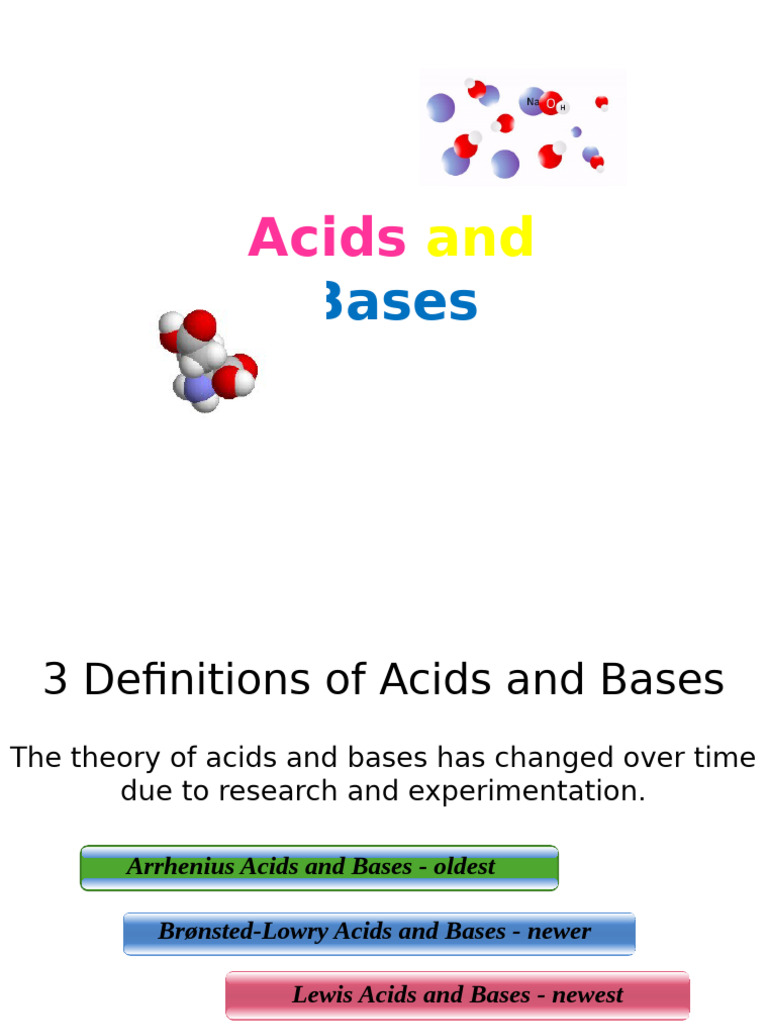 Acids Bases 2023 | PDF | Acid | Chemical Bond