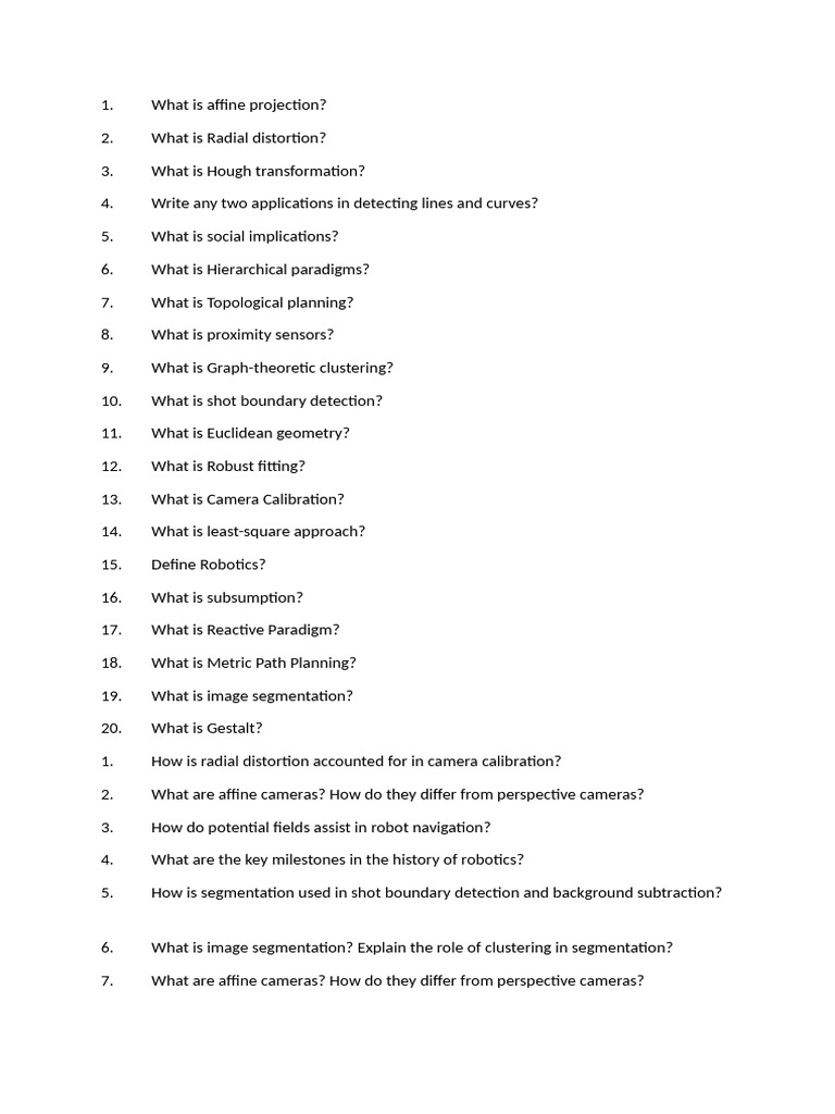 CVR Mid-2 Important Questions | PDF