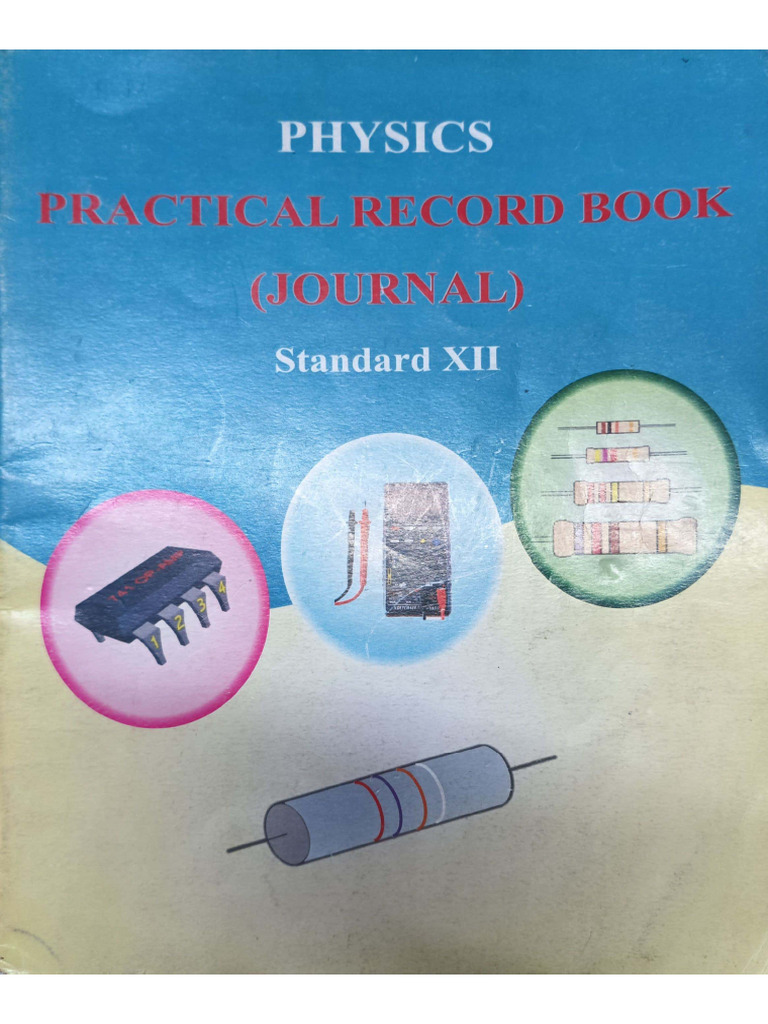 Physics Practical Record Book - STD 12 EM | PDF