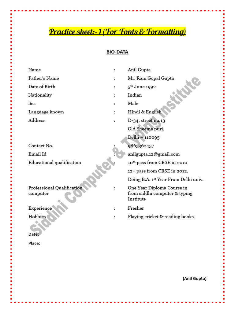 Practice Sheet | PDF