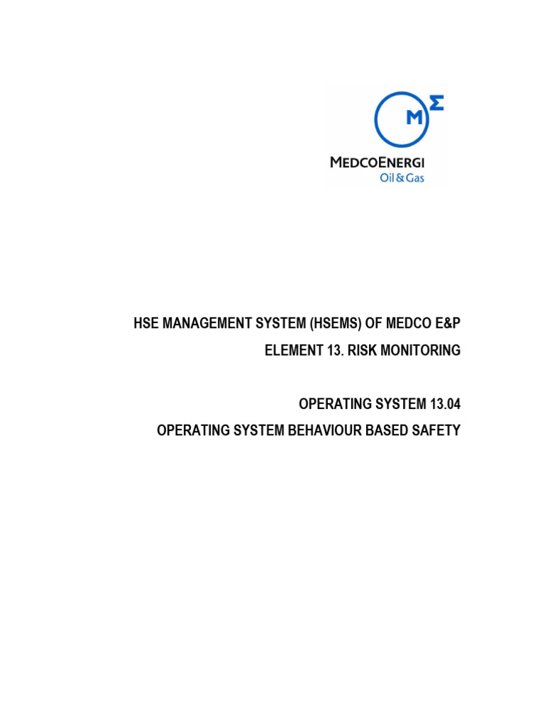 Operating System 13.04 Operating System Behaviour Based Safety | PDF ...