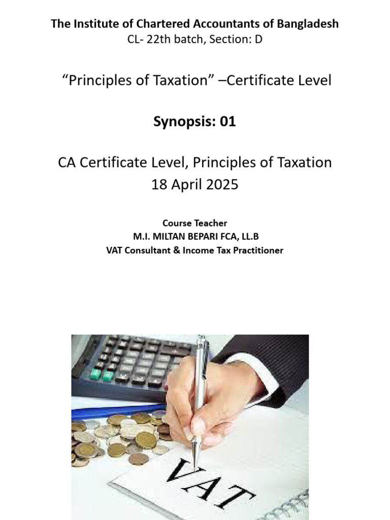 CL Vat 01 18042025 | PDF | Taxes | Value Added Tax