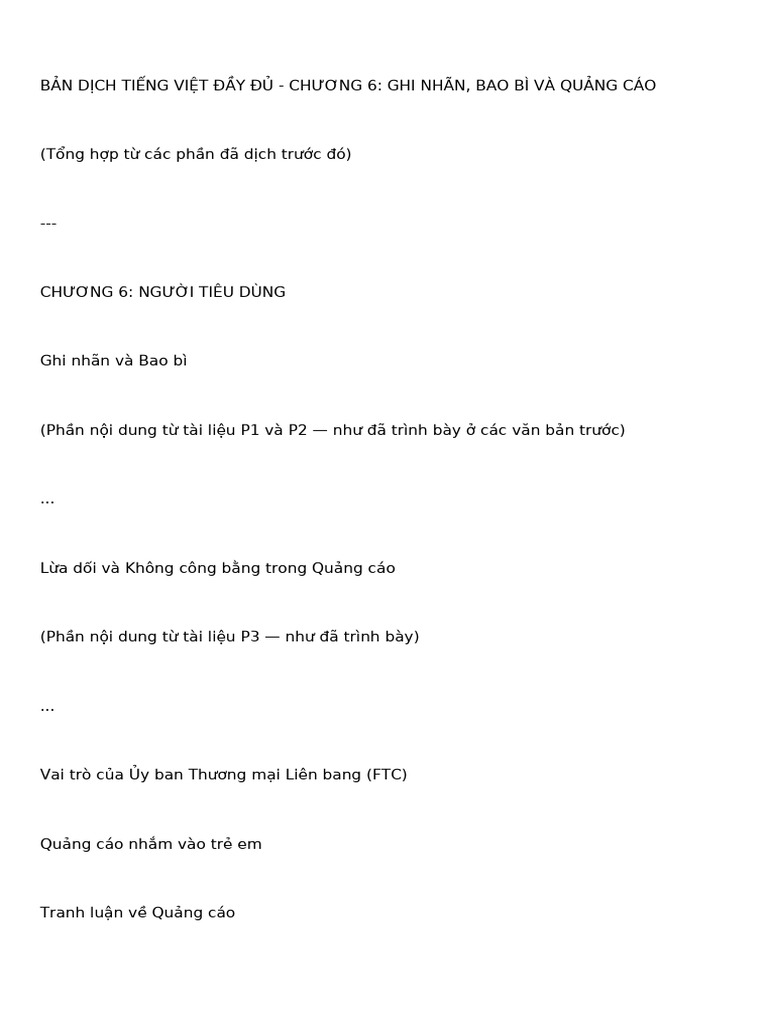 Chapter 6 Vietnamese Translation | PDF