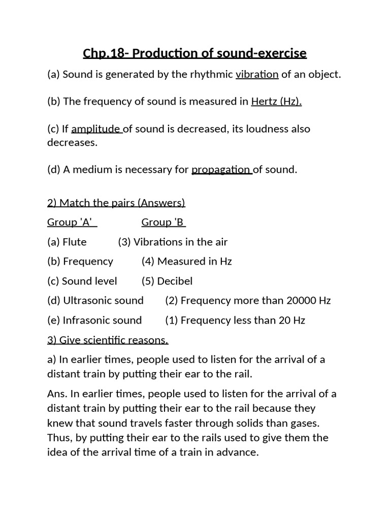Sound Production and Properties Explained | PDF | Sound | Oscillation