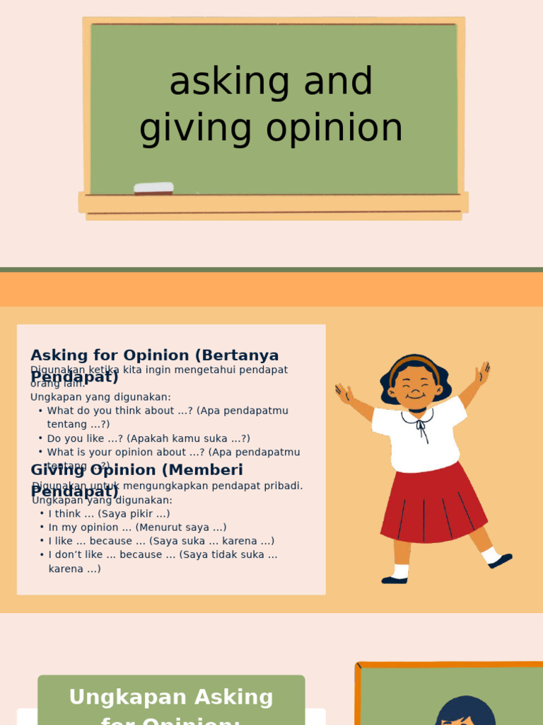 Asking and Giving Opinion | PDF