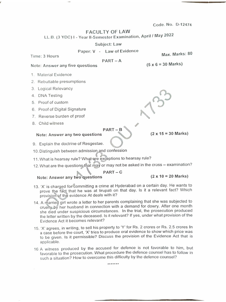 Evidence | PDF