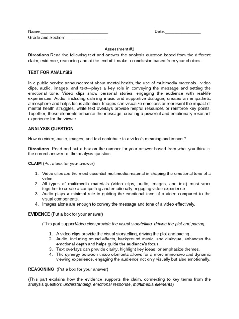 Multimedia Analysis for Video Impact | PDF | Multimedia | Reason