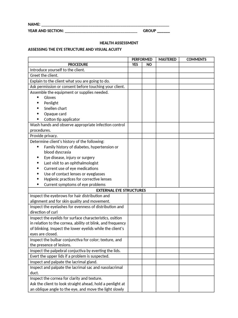 6 Eye Structure and Visual Acuity | PDF | Visual Acuity | Eye