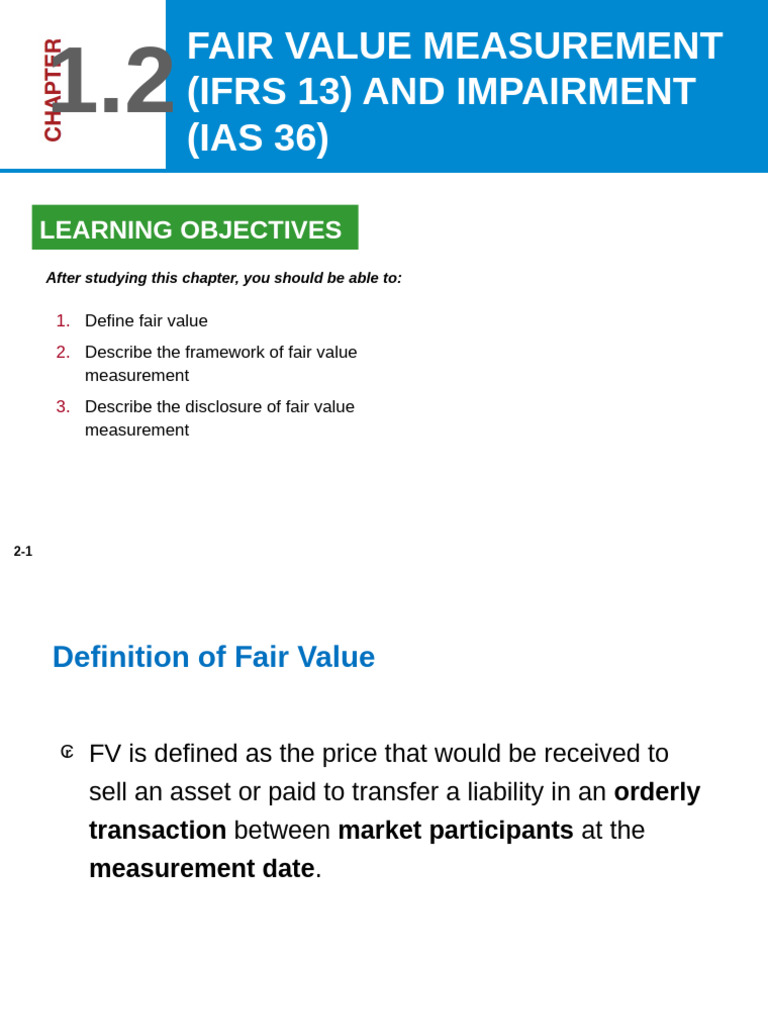 Ch01 Part 2 (Final Edit) | PDF | Fair Value | Valuation (Finance)