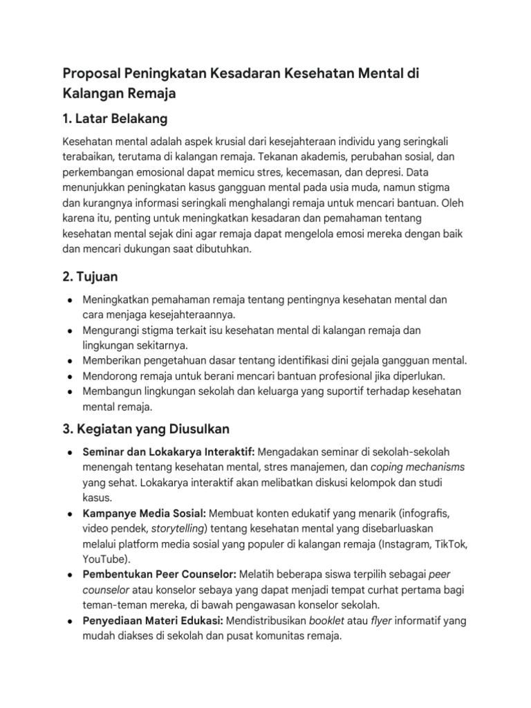 Kalangan Remaja | PDF