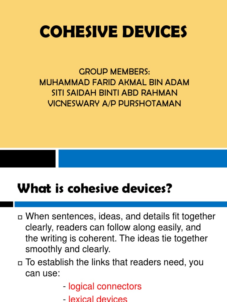 cohesive-devices