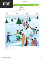 Movers Reading Part 3 | PDF