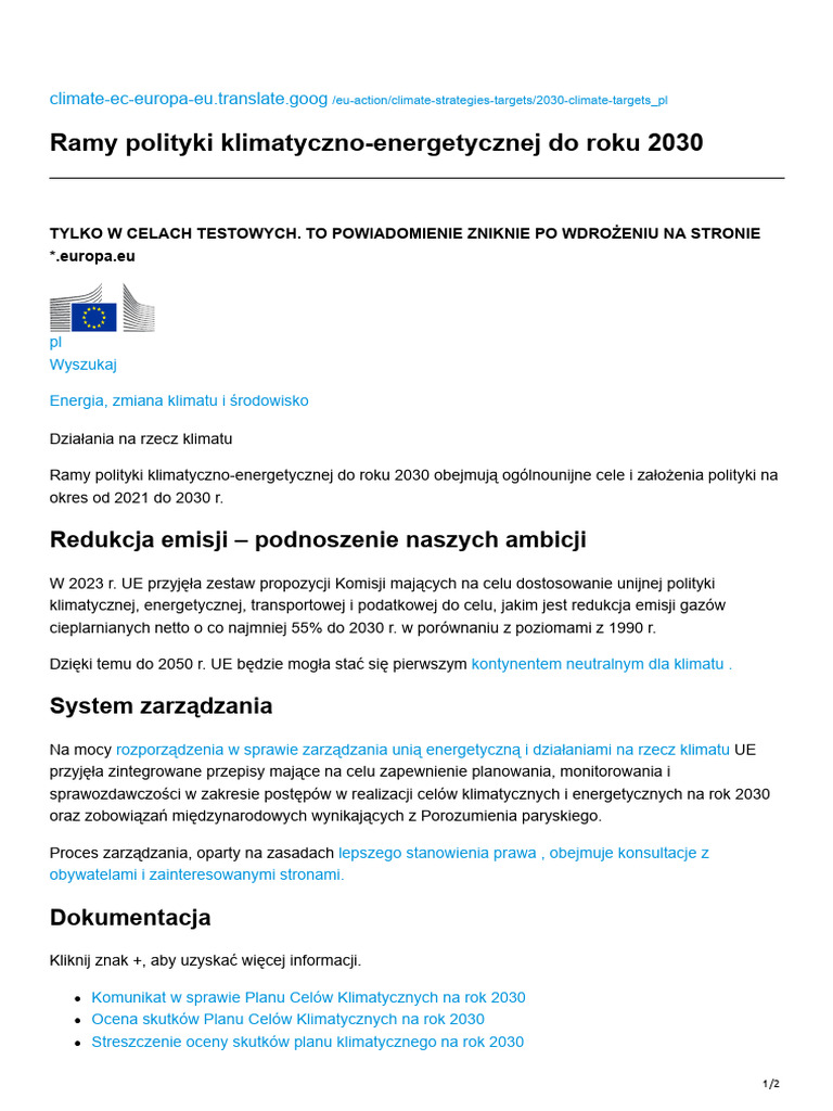 Climate-Ec-Europa-Eu - Translate.goog-Ramy Polityki Klimatyczno ...
