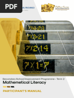 Grade 12 Mathematical Literacy Workbook | PDF | Area | Circle