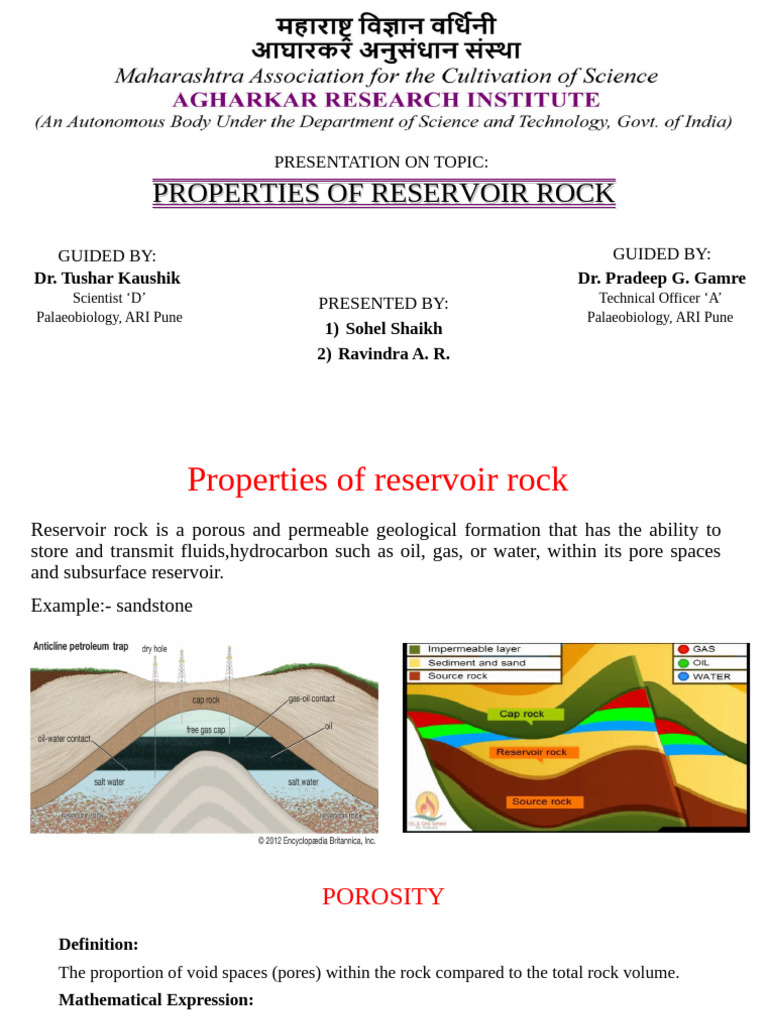 Reservoir Rock Porosity Overview | PDF | Porosity | Rock (Geology)