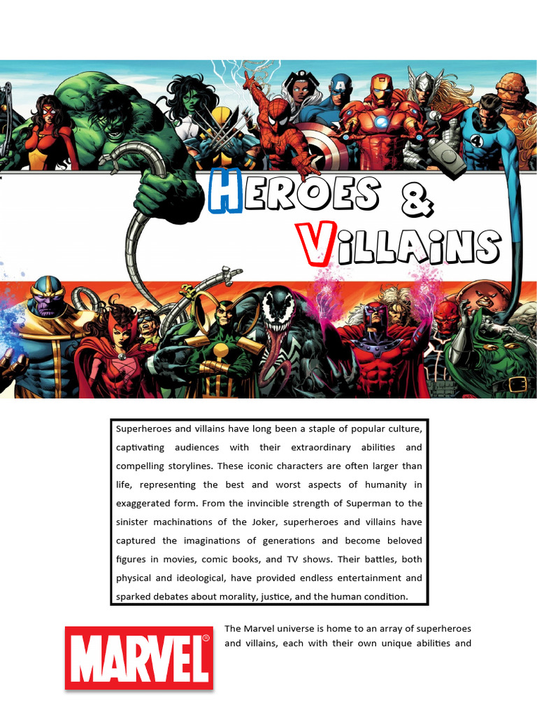 Classifying Superheroes and Villains | PDF | Batman | Wonder Woman